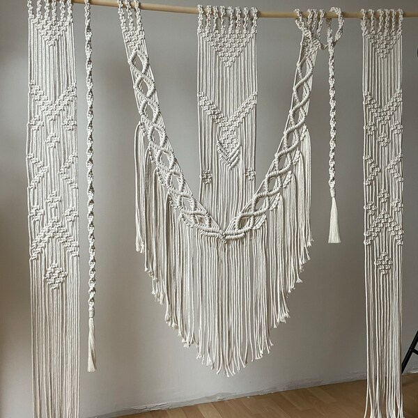 Macrame Board and Wooden Stand With 5 Psc T Shape Pins for Macrame ...