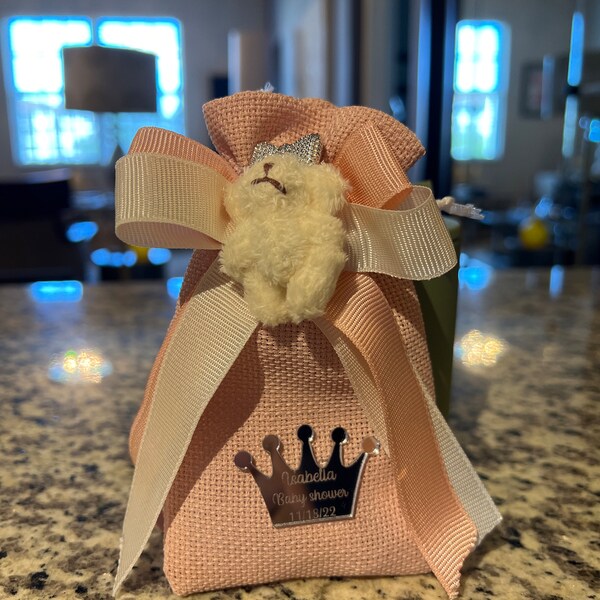 Teddy Bear Sachet Bags, Baby Girl Shower Gift, Personalized Gift ...