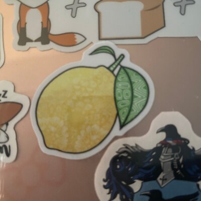 Mini Lemon Sticker WATERPROOF - Etsy