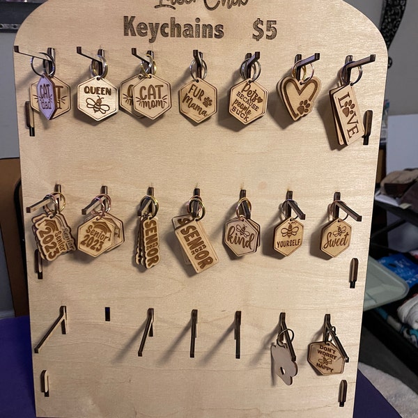 Digital File Volleyball Keychains: Laser Cut File, Glowforge, SVG/PDF ...