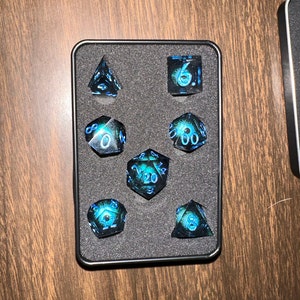 Purple Owl Dice Set Animal Inclusion Dice for D&D Bird - Etsy