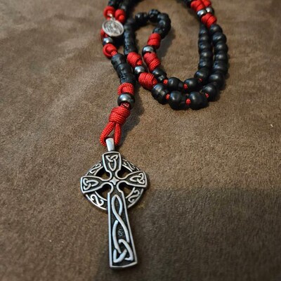 Holy Land Knotted Anglican Rosary Rope. Olive Wood 2.5 Inch - Etsy