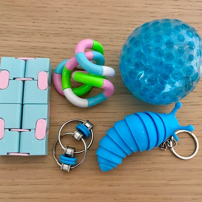 Fidget Stimming Lanyard, Stim Toy, Sensory Toy, Autism Adhd Aid, School ...