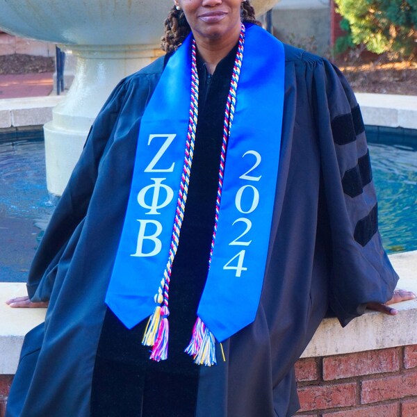 Beta Theta Pi Greek Lettered Graduation Sash Stole With Crest - Etsy