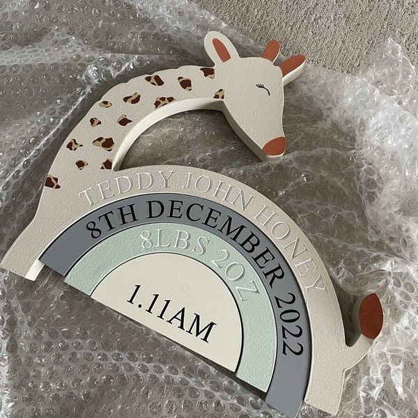 Engraved Stacking Giraffe - Etsy