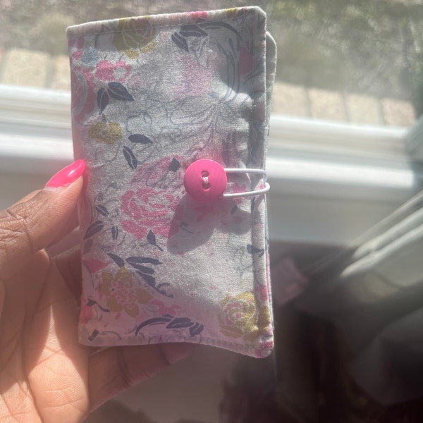 Tea Wallet, Tea Bag Holder, Pink Tea Bag Wallet, Teabag Wallet, Teabag ...