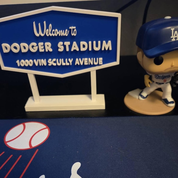 Welcome to Dodger Stadium Sign | 3D Printed Los Angeles Dodgers Replica ...