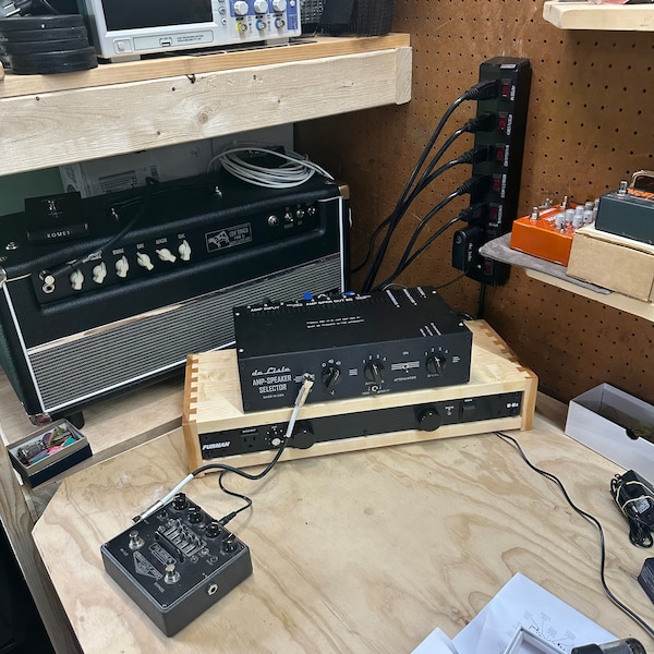 Double Bay Desktop Studio Equipment Rack - Ships Assembled - Handmade ...