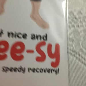 Funny & Cheeky Handmade Back Surgery Greetings Card for Get Well Soon ...