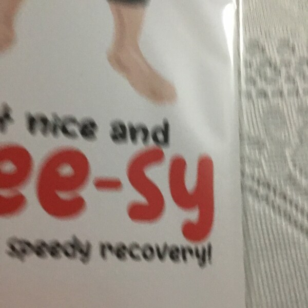 Cute & Funny Homemade Eye Operation Card for Get Well Soon With ...