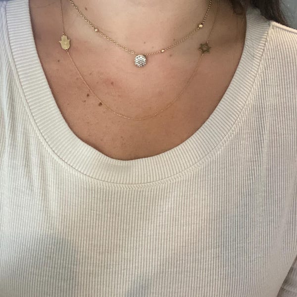 18K Gold Plated Sterling Silver Wolf Pendant Necklace Dainty Wolf ...