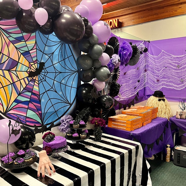 Goth Girl Biodegradable Balloons / Halloween Girl Birthday, Halloween ...