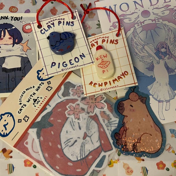 OMORI Silly Character Sticker Skrunkly OMORI, Aubrey, Kel, Hero, Mari ...