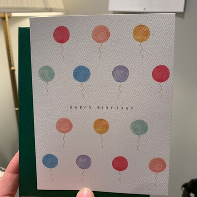 Cocktail Grid Birthday Card Minimal Cocktail Birthday Card - Etsy