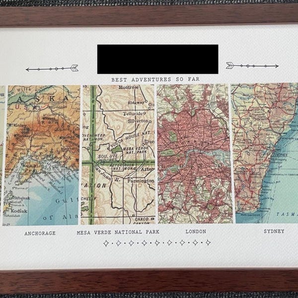 Our Love Story Map, Couple Journey Map Print, Our Story so Far Map ...