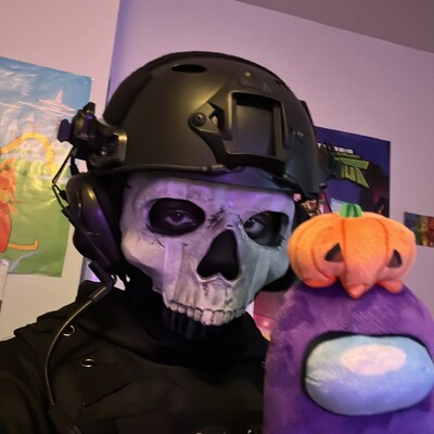 GHOST Handmade Costume Mask MW2 - Etsy