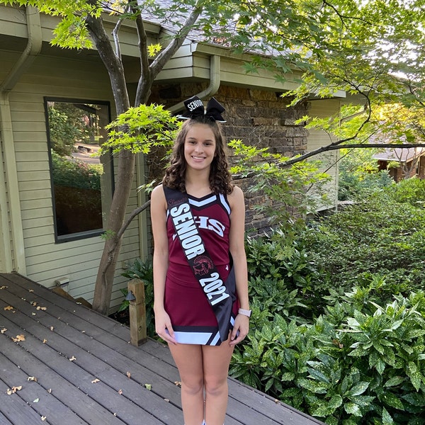 Senior Sashes Cheer Sashes. Customized Sash for Any Occasion. Glitter ...