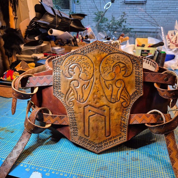 Digital LARP Leather Viking Helmet PATTERN Viking Set - Etsy