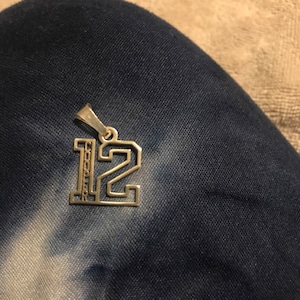 Personalized Engraved Number With Name Necklace 23 Number - Etsy