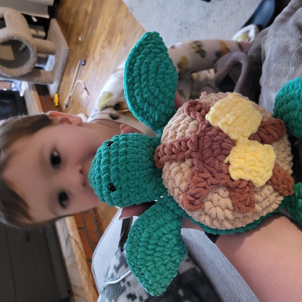 Crochet Pancake Turtle PATTERN, Crochet Turtle Pattern, Crochet Pancake ...