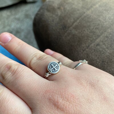 Wire Wrapped Jesus Ring Divine Mercy - Etsy