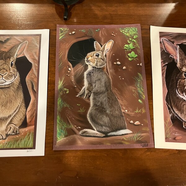Bigwig & Woundwort 2x A4 Art Print Watership Down Inspired - Etsy