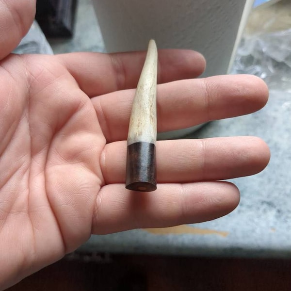 Antler Tip and Briar Pipe Tamper - Hand Crafted by Hovegaard Pipeworks ...
