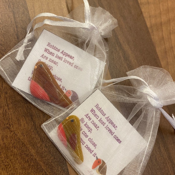 Robins Appear When Lost Love Ones Are Near, Fused Glass Robin, Memorial ...