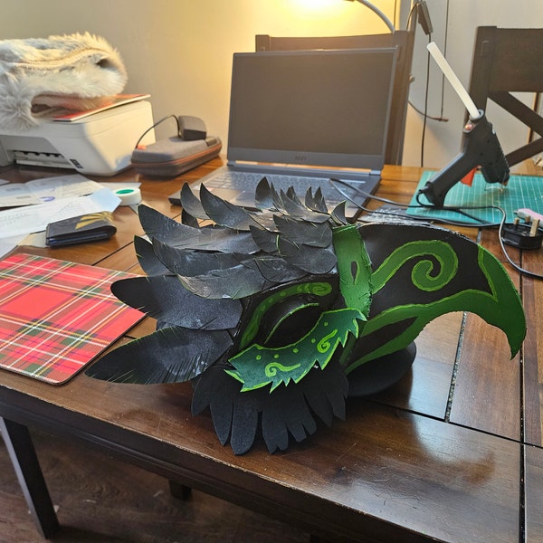 Bird of Prey/raptor Low Poly Mask Pattern for Cardboard or EVA Foam - Etsy