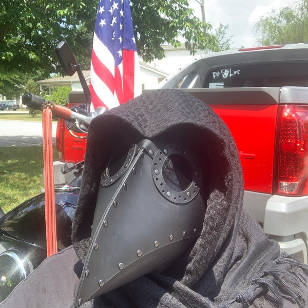 Custom Leather Plague Doctor Mask - Made to Order - Etsy