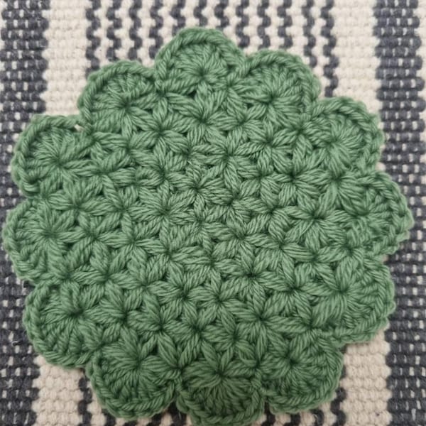 Farmhouse Crochet Trivet Pattern, Chunky Crochet Hot Pad, Kitchen ...