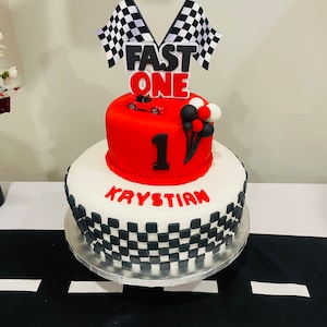 Fast One Cake Topper, Fast One Birthday Party, Fast One Party Decor ...