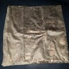 Luxury Gray Copper Pattern Velvet Fabric, Bronze Upholstery Print ...