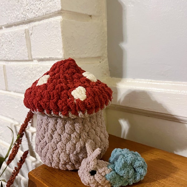 Mini Mushroom | Interactive Crochet Toy — CROCHET PATTERN ONLY, Crochet ...