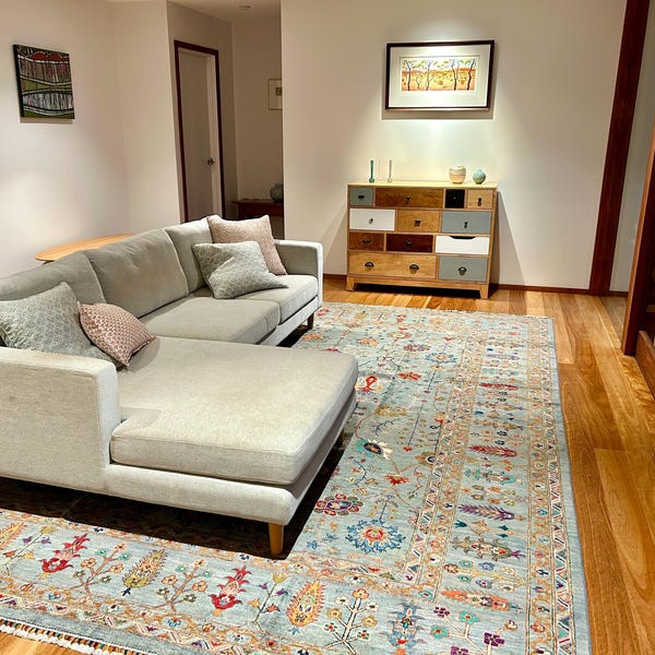 12x18 Ft Red Heriz Area Rug, Bidjar Afghan Hand Knotted 100% Wool Dyes ...