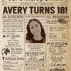 1934 Birthday NEWSPAPER Poster 1934 Newspaper Facts for Adult Birthday ...