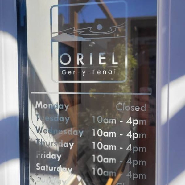 OPENING HOURS With QR Code and Custom Business Logo Shop Owner Sign for ...