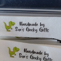 20*60mm White Organic Cotton Foldover Labels - Custom Clothing Labels ...