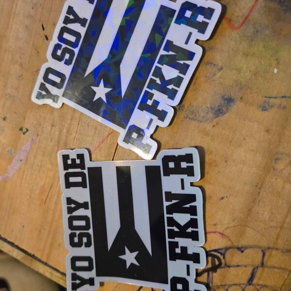 23" Yo Soy De P Fkn R Decal | Puerto Rico Car Sticker, Boricua Pride ...