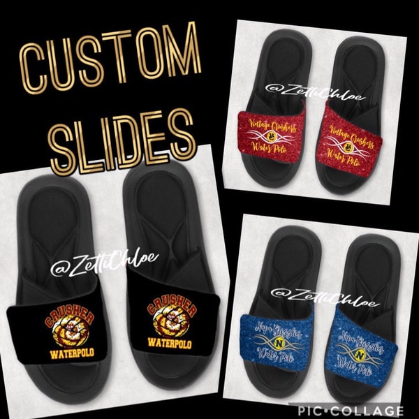 Dye Sublimation Slider Sandals Mockup | Add Your Own Image and ...