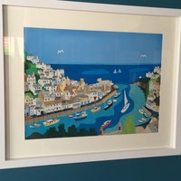 Newlyn Cornwall Framed Art Print Richard Lodey Association - Etsy UK
