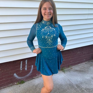 Ice Dance Dresses Custom Girls Beaded Custom Women Competition Ice ...