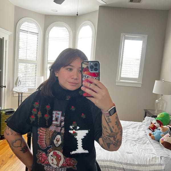 PDF Dirty Martini Scarf Crochet Pattern | Cute Intermediate Project ...