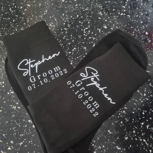 Personalised Printed Wedding Socks Wedding Day Essentials Any - Etsy UK