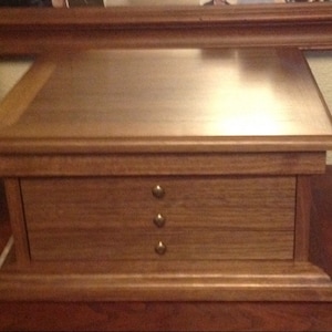 Handcrafted Cherry Jewelry Box 5 Drawers With Top Tray - Etsy