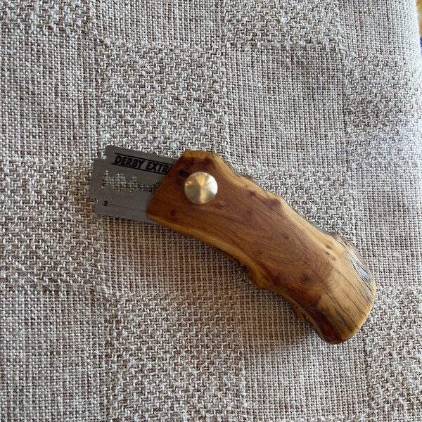 Handmade Wooden Sourdough Bread Dough Scoring Lame, Retractable ...