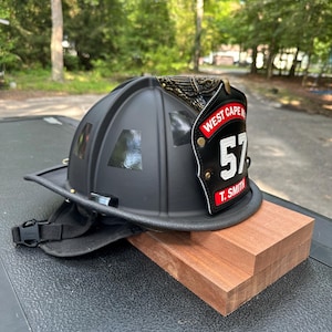 Custom Firefighter Helmet Shield Decal You Pick the Colors, Text, Font ...