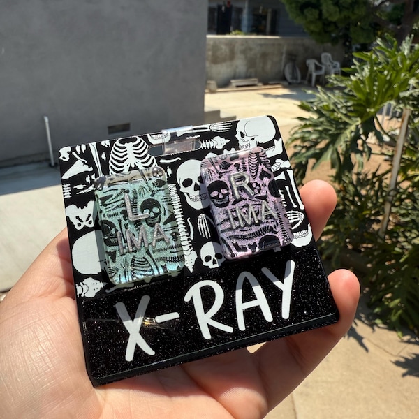 Solid Color X-ray Marker Set - White Border Xray Markers - Glitter X ...