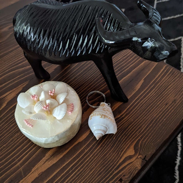 Capiz Desk Clock Made in Philippines, Filipino Home Decoration, Unique ...