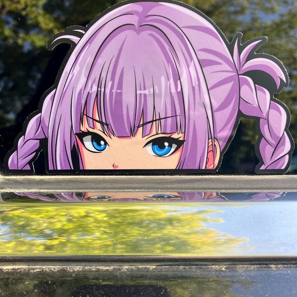 Mischievous Magician Peeking Decal - Shonen Action Fantasy Anime ...
